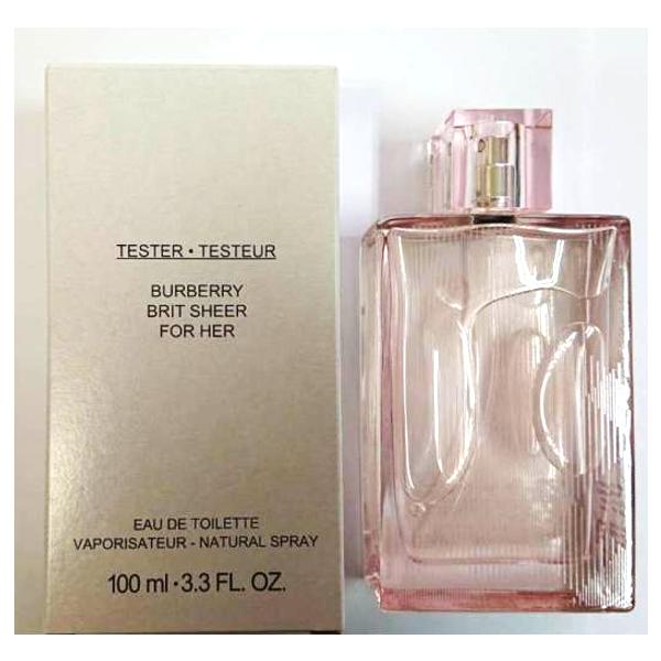 【送料無料】バーバリー ブリットシアー 100ml【テスタータイプ】　　バーバリー ブリットシアーは、ユースフルでエネルギッシュなフローラルフルーティフレグランス。甘く爽やかなグリーンノートと柔らかなフローラルが絶妙に調和し、魅力的な香りを...