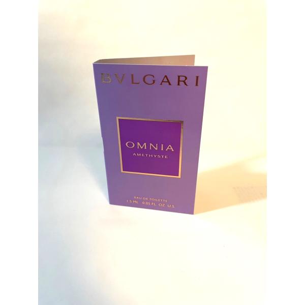 【並行輸入品】【ネコポス送料無料】BVLGARI ブルガリ オムニア　アメジスト　オードトワレ1.5ml※沖縄県は別途送料いただきます。※営業日13時までのご注文で当日発送。※金曜日の13時以降及び土日祝日の購入の場合は次の営業日の発送です...
