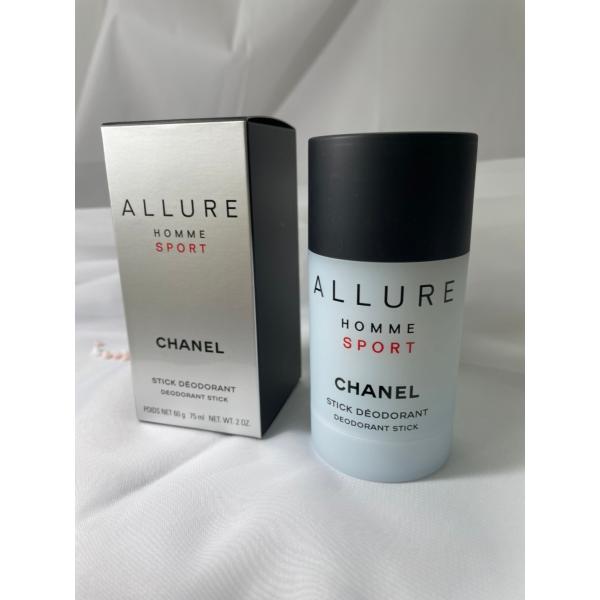 【並行輸入品】【送料無料】アリュールオムスポーツ　デオドラント　スティック　75ml贅沢な優雅さと逞しさを併せ持つ、フレッシュで官能的な香り。肌にひと塗りすることで、自然なフレッシュフローラル系の香りが香りたつ、スティック状のデオドラントで...