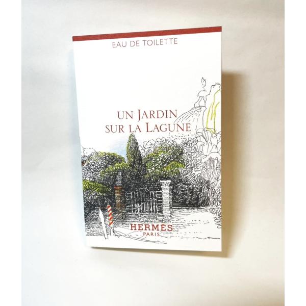 【並行輸入品】【ネコポス送料無料】エルメス　ラグーナの庭　オードトワレ　2ml※沖縄県は別途送料いただきます。※営業日13時までのご注文で当日発送。※金曜日の13時以降及び土日祝日の購入の場合は次の営業日の発送です。※営業日：月・火・水・木...