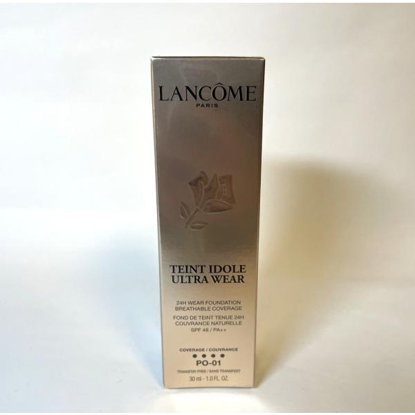 【並行輸入品】ランコム　タンイドル　ウルトラウェアリキッドN 30ml #PO-01 SPF48  PA＋＋【送料無料】※沖縄県は別途送料をいただきます。※営業日13時までのご注文で当日発送。※金曜日の13時以降及び土日祝日の購入の場合は次...