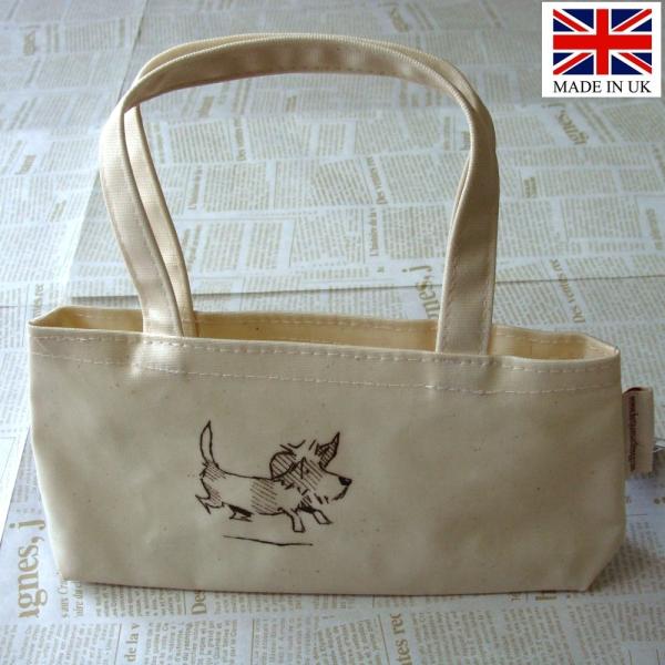 「Hot Paws ＆ Trogg」イギリスから直輸入キッチン・ホームウェア、ペットのテリアをデザインした家庭的なほっこりする小物やバッグなどオリジナルデザイン 他では手に入らない希少なお品をご紹介♪◆Cutesie Bag（ミニ手提げバッ...