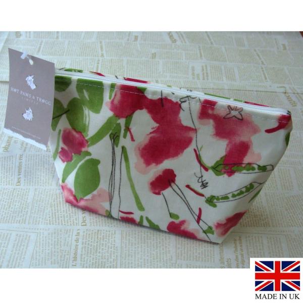 「Hot Paws ＆ Trogg」イギリスから直輸入キッチン・ホームウェア、ペットのテリアをデザインした家庭的なほっこりする小物やバッグなどオリジナルデザイン 他では手に入らない希少なお品をご紹介♪◆Cosmetic Bag（コスメ 化粧...