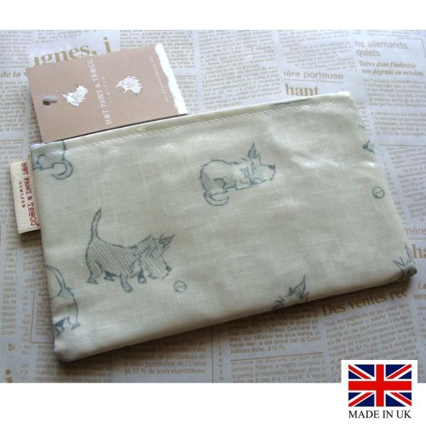 「Hot Paws ＆ Trogg」イギリスから直輸入キッチン・ホームウェア、ペットのテリアをデザインした家庭的なほっこりする小物やバッグなどオリジナルデザイン 他では手に入らない希少なお品をご紹介♪◆Flat Purse（小物入れ）化粧ポ...