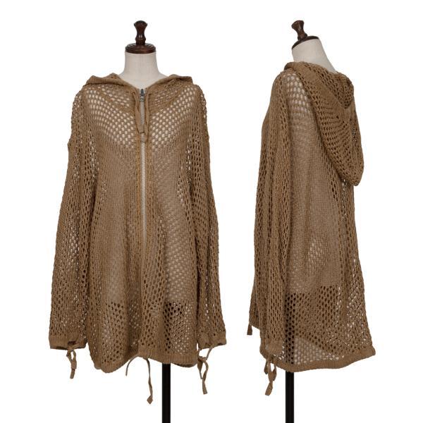 ISSEY MIYAKE イッセイミヤケISSEY 透かし編みジップアップ ISSEY MIYAKE イッセイミヤケISSEY 透かし編みジップアップ