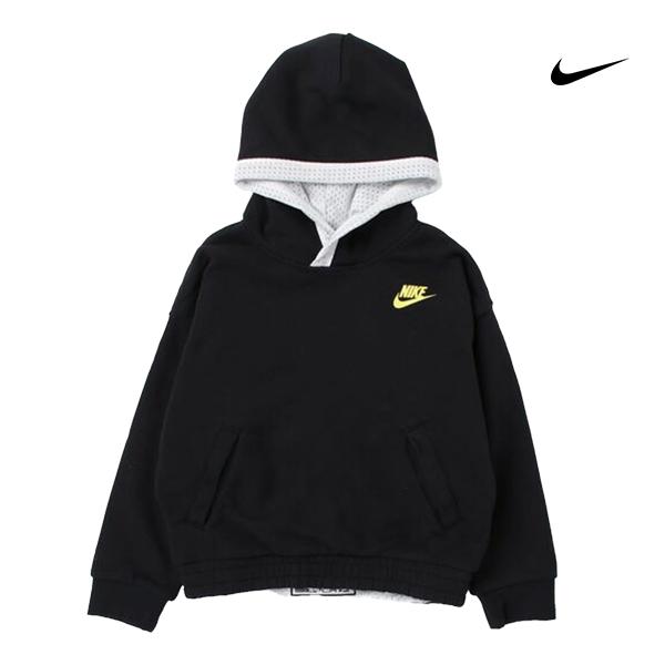 NIKE ナイキ、キッズ・ジュニア用、プルオーバーパーカーバスケットボールをモチーフとしたNIKEのプルオーバーパーカーです。速乾性に優れたフリース素材を使用しているので、屋外でプレー中も汗が気になりません。1着で2着分楽しめる、人気のリバ...