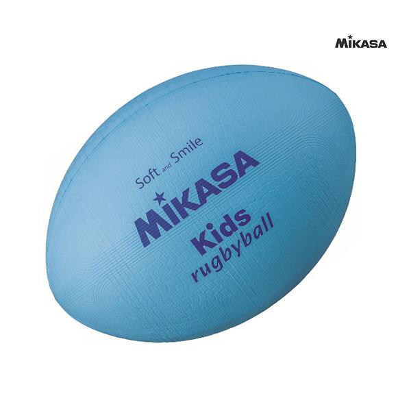 MIKASA ミカサ ゴム素材ラグビーボール。スマイルラグビーラージサイズ。やわらかくて扱いやすく、耐候性に優れた特殊配合ゴムを使用ラグビーボールです。お子様の練習や、遊びでのプレーに最適です。・小学生用寸法：円周62〜64cm素材：特殊合...