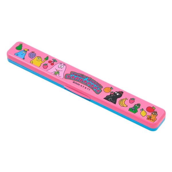2026年5月13日(水)までPLAZA先行販売！バーバパパファミリーがフルーツと一緒にデザインされたランチシリーズです。ケースに付いている防音クッションがしっかりと箸を押さえてくれるので、持ち運びの際にカチャカチャ音が鳴りにくいのがポイン...