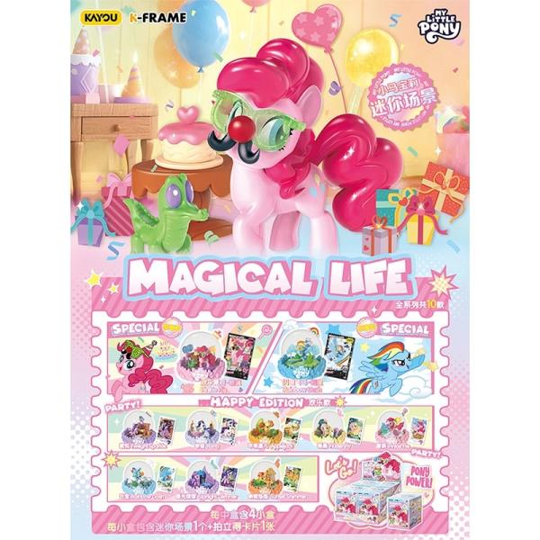 カラフルでかわいいポニーたちが登場する「My Little Pony」よりブラインドボックスが登場！マイリトルポニーの物語や日常のワンシーンがフィギュア化されたアイテムです。それぞれのシーンに合わせたチェキ風カードも入っています。ラインナッ...