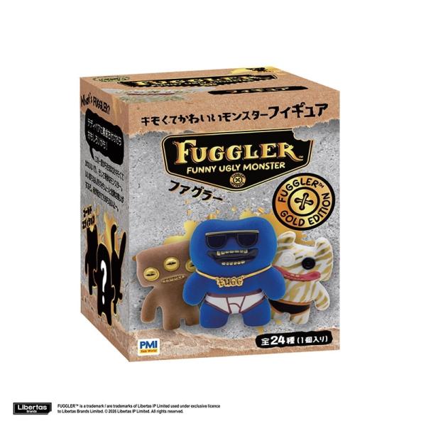 海外で話題のキモくてかわいいモンスター「Fuggler (ファグラー)」のミステリーボックスにゴールドエディションのフィギュアが登場！ゴールドアクセサリーやサングラスを身に着けた特別デザインで、インパクト抜群の存在感。ラインナップは全24種...