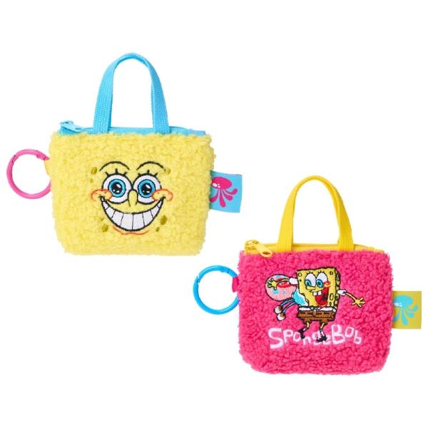 PLAZA限定！可愛いもこもこ生地のポーチです。コスメやモバイルアクセサリーなどの小物を入れるのに便利なミニサイズ。カラビナ付きで、バッグやデイパックなど好きな場所に付けられます。【サイズ】約 W11×H13×D3.5cm(持ち手込み)(C...