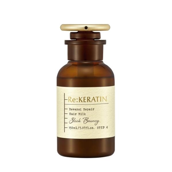 「Re:KERATIN(リ ケラチン)」のケラチン由来成分(※1)を贅沢に配合したヘアミルク。日々のダメージで傷ついた髪にケラチン(※2)が浸透して毛髪の内部と表面のダメージを補修し、熱に反応して表面をコート。サロン帰りのようなさらふわ髪に...