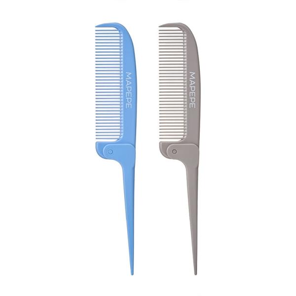 折り畳み時のサイズがわずか89mm×32mm！ポケットやポーチにすっぽり入るコンパクトサイズで、持ち歩きに便利な折り畳みコーム。前髪のコーミング、おくれ毛の引き出し、ブロッキングなど、外出先でのちょっとしたお直しの際に重宝。カラーバリエーシ...