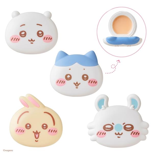 数量限定アイテム！ちいかわキャラクターの顔をかたどったキュートなケースに入った、香り付きのマルチバーム。ポーチやポケットに入れて持ち歩きやすいミニサイズ。シア脂やホホバ種子油などの保湿成分配合で、唇/髪/肌/爪にしっとりうるおいを与えてくれ...