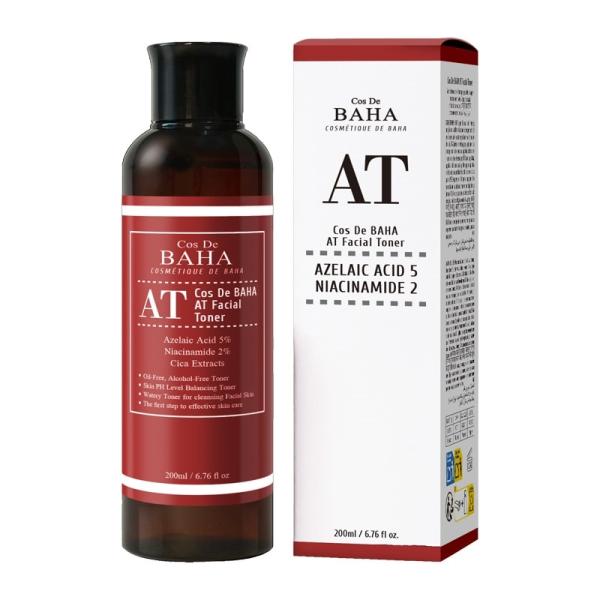 肌をすこやかに整える、「Cos De BAHA(コスデバハ)」のAT5トナー。整肌成分アゼライン酸を配合し、肌をすこやかに保ち、うるおいを与えることで乾燥を防ぎます。さらっとした使用感でべたつきにくく、スキンケアのファーストステップとしてお...