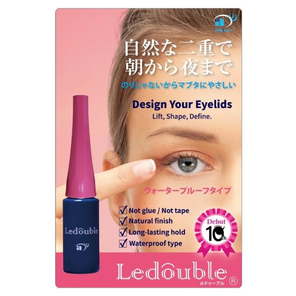 数量限定アイテム！朝から夜まで自然なふたえが続く非接着式ふたえメイカー「ルドゥーブル」から、たっぷり使える8mL入りの大容量サイズが登場。まぶたを接着せず、塗った部分がギュッと収縮して折り込まれることできれいな二重まぶたを作ります。メイクの...