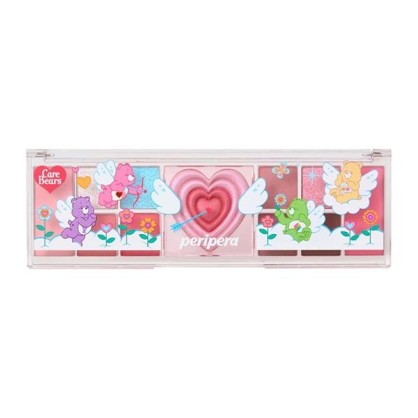 世界中で愛されるキャラクター「Care Bears(TM)」とコラボレーションしたPLAZA限定アイテム！ふわふわの羽をまとった「エンジェルケアベア」がかわいいスペシャルデザインで登場です。中央のハート型の立体刻印がキュートなマルチパレット...