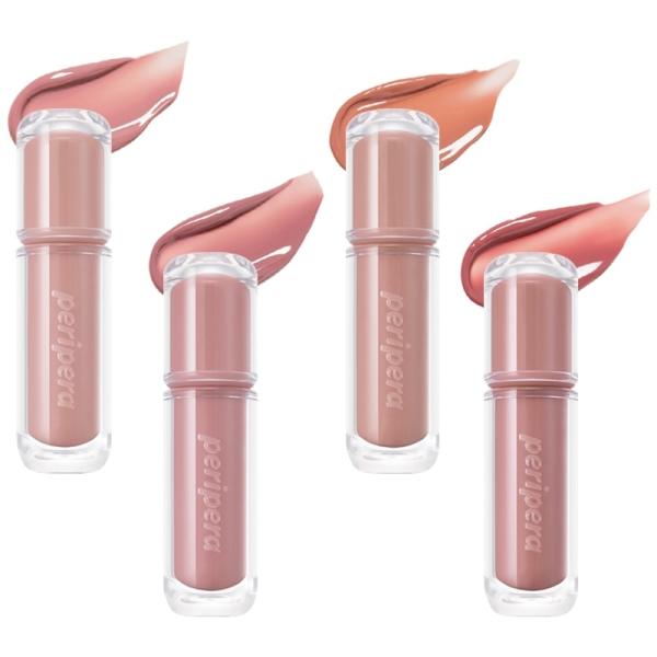PLAZA他1社先行販売の数量限定アイテム！「peripera(ペリペラ)」の人気リップ“インクムードグロイティント”から、オーツラテのようなまろやかヌーディーカラーが登場。トレンドの白み系ニュアンスを加味したベージュリップで、一気にこなれ...