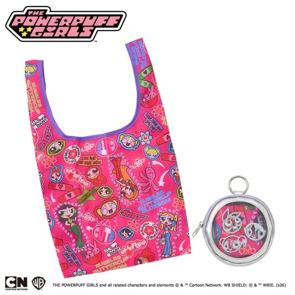 PLAZA限定！使いやすいサイズと、カラフルなデザインが特徴の「パワーパフ ガールズ」のエコバッグです。バッグを収納できる可愛いポーチ付きなので、持ち運びも便利。日常のサブバッグとしてもお使いいただけて、ご自身用にはもちろんちょっとした贈り...