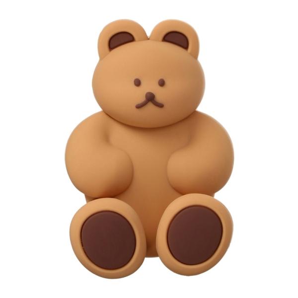 韓国で人気の雑貨ブランド「Brunch Brother(ブランチブラザー)」の歯ブラシホルダーです。裏側が吸盤になっているので洗面台などに貼り付けてご使用いただけます。シリコーン性なので汚れてもさっと洗い流せます。【サイズ】約 H63×W41mm