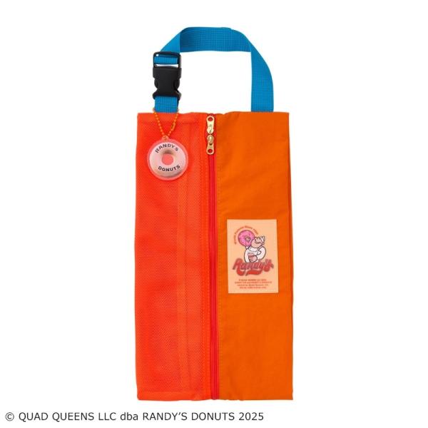 PLAZA限定！1952年にロサンゼルスで創業した大人気ドーナツ店の「Randy’s Donuts(ランディーズドーナツ)」とコラボしたフロントオープンのポーチ。ハンドルにバックルがついて着脱可能なのでお出かけ先や車の中で便利な、ボックステ...