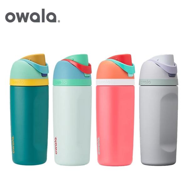 「owala(オワラ)」は2020年にアメリカで誕生したウォーターボトルブランド。ボトルを立てたままなら内蔵ストローでひと口、傾ければワイドマウスからゴクゴク飲めます。さらに、このボトルはいつでもアクティブに使える設計。ボタンを押すだけでフ...