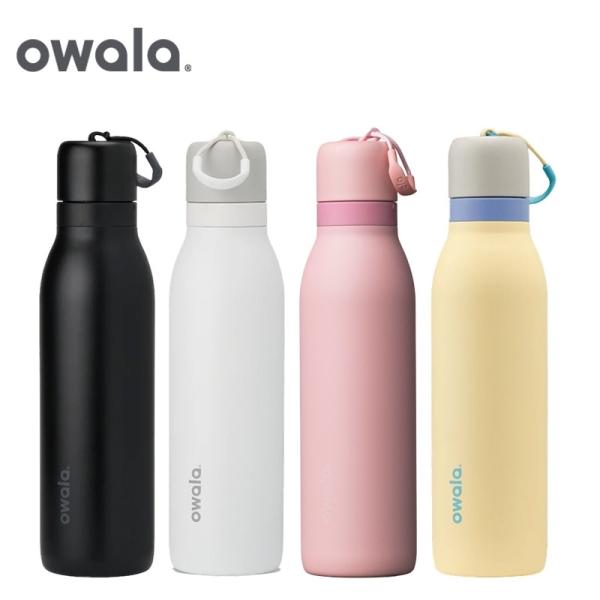 「owala(オワラ)」は2020年にアメリカで誕生したウォーターボトルブランド。クラシックをベースに、使いやすさをプラスした万能モデルです。車や飛行機のシートでも、お出かけ時にバッグに入れても、どんなシーンにもすっと馴染みます。スリムで洗...