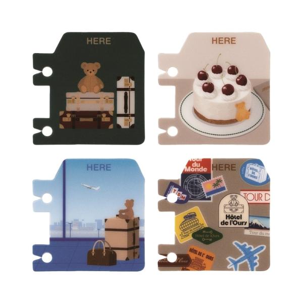 「ペリープル」シリーズのロルバーンと同じデザインの「Rollbahn(ロルバーン)」専用ブックマークです。リングタイプのロルバーンポケット付メモ、ロルバーンダイアリー、ロルバーンフレキシブルに取り付けられます。本体の二か所の穴をロルバーンの...