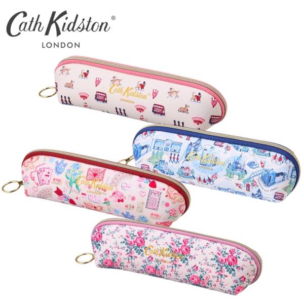 「Cath Kidston(キャス キッドソン)」らしいキュートなデザインのペンケースです。バッグの中でもすっきり収まるスリムタイプなので持ち運びに便利。お気に入りの文具を入れて、毎日を楽しく彩ってくれます。【サイズ】約 H50×W210×...