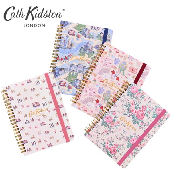 「Cath Kidston(キャス キッドソン)」らしいキュートなデザインのノートです。ゴムバンドが付いているのでバッグの中でページが開くこともなく、持ち歩きにぴったりなサイズ。文字だけでなく図やイラストなども書きやすい方眼タイプです。【サ...