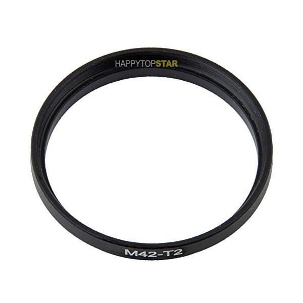 -/-/ZJHM42T2・パッケージ個数:1・アルミニウム製。・オスねじ: M42 (42mm 1mmねじピッチ)。・メスねじ: T2 (42mm 0.75mm スレッドピッチ)。・重量: 4g。・新品