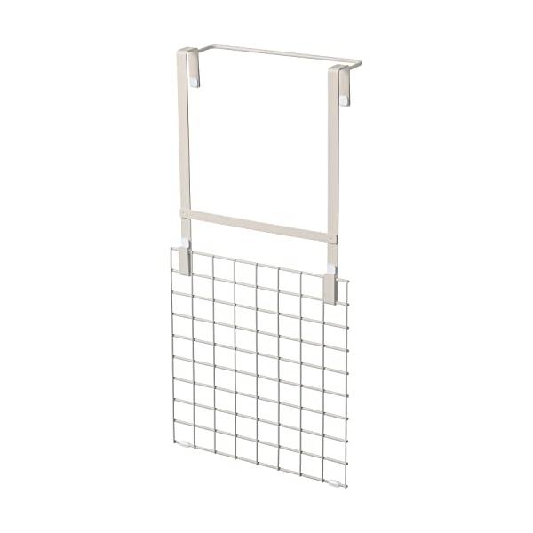 両面使えるホワイト/26.5×8.5×53cm/RG-0502・PatternName:扉掛けマルチハンガー・パッケージ個数:1・最大サイズ:約 幅26.5×奥行8.5×高さ53cm、最小サイズ:約 幅26.5×奥行8.5×高さ32cm・耐...