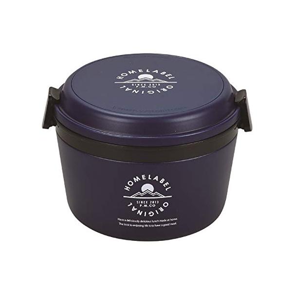 ・ネイビー 1060ml HB-4743・・Size:1060mlColor:ネイビー・製品サイズ:(約)幅17×奥行15.5×高さ11.5cm・製品重量:(約)0.63kg・品名:ステンレス製まほうびん(弁当用ジャー)、実容量:ご飯容器/...