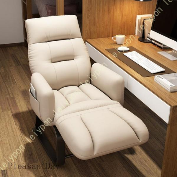 【商品】ソファチェアは一人に適しており、さまざまな場面に適しており、昼休みなどに利用できる。【５段階リクライニング】5段階のリクライニング機能付きなので、お好きな角度でくつろげる。【背もたれ高めで快適に】背もたれが高くて、背中を包まれ、頭ご...