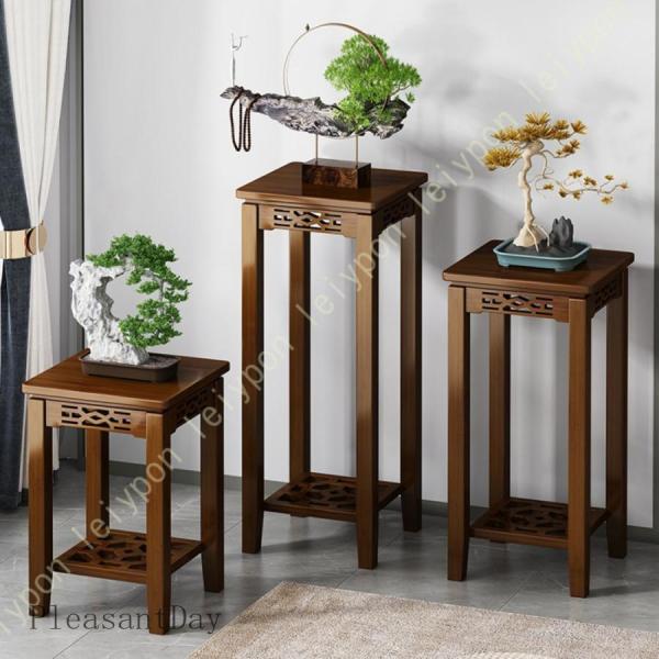 商品名：フラワースタンド素材：木製パッケージ内容：フラワースタンド*1サイズ：（具体的な寸法は写真に示されています。 具体的な寸法は主に種類のもので、図は参考用です）長さ*幅*高さ適用範囲：リビングルーム、ベッドルーム、レストラン、コンサー...
