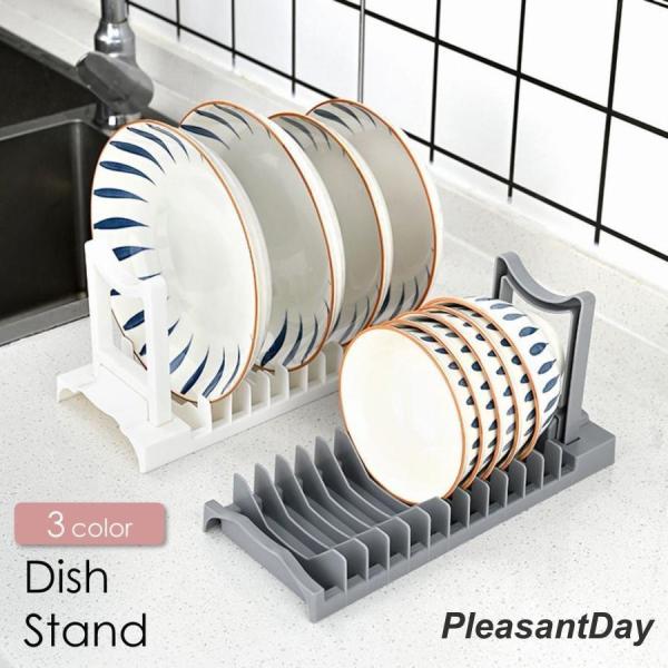 水切りスタンドとしてもご使用いただける便利なディッシュスタンドです。折りたたみ可能で、コンパクトに収納できます?【サイズについて】画像をご参照ください。【素材について】PP【カラーについて】生産ロットにより柄の出方や色の濃淡が異なる場合がご...