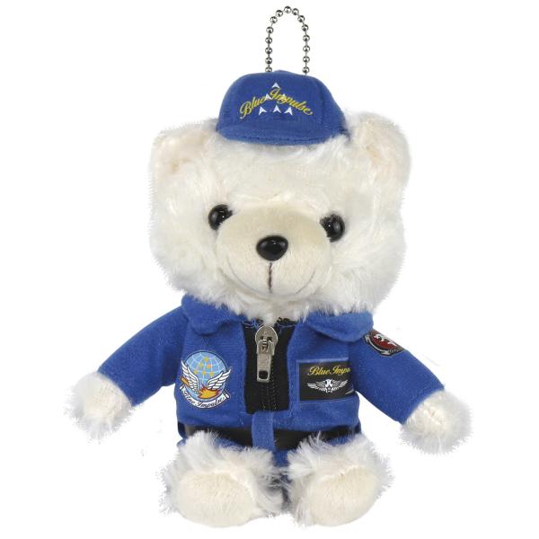 ベアボールチェーン IV ブルーインパルスです。ブルーインパルス（Blue Impulse）とは、航空自衛隊に所属する曲技飛行隊（アクロバット飛行チーム）の愛称です。ブルーインパルスのコスチュームを着た大人気のかわいいクマさんのベアボールチ...