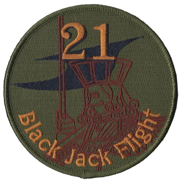 第21航空隊 ロービジパッチです。第21航空群（Fleet Air Wing 21 ）は、海上自衛隊の航空集団隷下の航空部隊（航空群）の一つであり、館山航空基地（千葉県館山市）に配備されています。トランプのブラックジャック21にちなみコール...