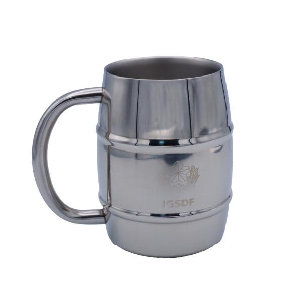 【発売日：2026年02月27日】ステンレス缶杯ジョッキ 陸上自衛隊です。350ml缶がジャストフィット！冷たいのも温かいのも美味しい温度を長時間キープ！もちろん、直接飲み物を入れてもOK！サイズ：高さ約11cm、直径約7.2cm（上部）容...