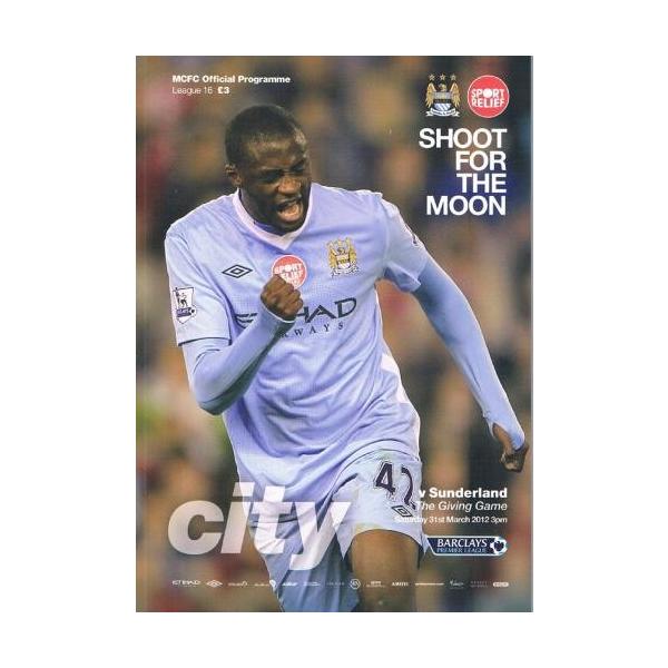 2011-12シーズンのオフィシャル・マッチプログラムです。(完全限定品)シティの44年ぶりのリーグ優勝にブレーキがかかった試合でした。85分まで3-1とリードされてあわや敗戦かと見えた時に、2点を返して引分けに持ち込みました。結果的にホー...