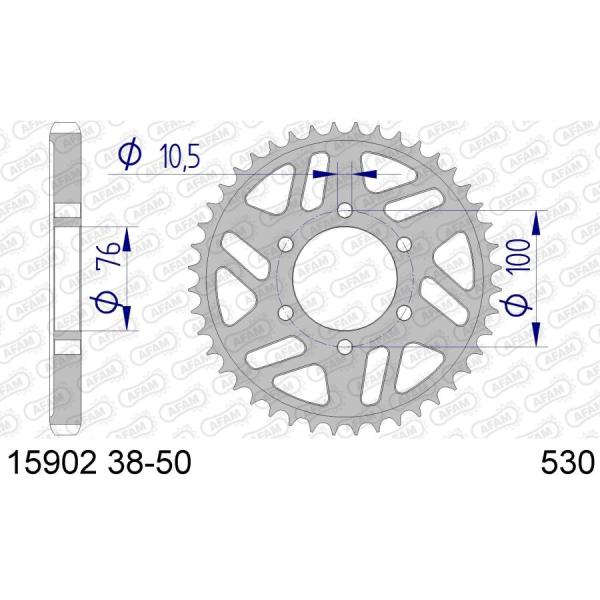 メーカー名：アファムメーカー品番：15902-47販売備考：カラーは、ゴールドではありません。ハードアルマイトとなります。適合情報：スズキ[SUZUKI] BANDIT1200 [バンディット1200 GV77A] 00-05スズキ[SUZ...