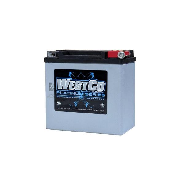 メーカー名：ウエストコメーカー品番：WCP14Lウエストコバッテリーは、アメリカ大手のMK Battery社のオートバイ専用ブランド。ハーレー純正クオリティーの高い品質で、安心してお使いいただけます。予め充電してありますが、ご使用前にも必ず...