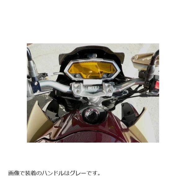 メーカー名：ビートメーカー品番：0605-KA4-T4・ノーマルハンドルを、アルミハンドル化するコンバージョンKIT です。・ハンドルバーはロード用に製作した弊社テーパーハンドルを使用、アルミハンドル化による軽量化も期待できます。・細かい調...