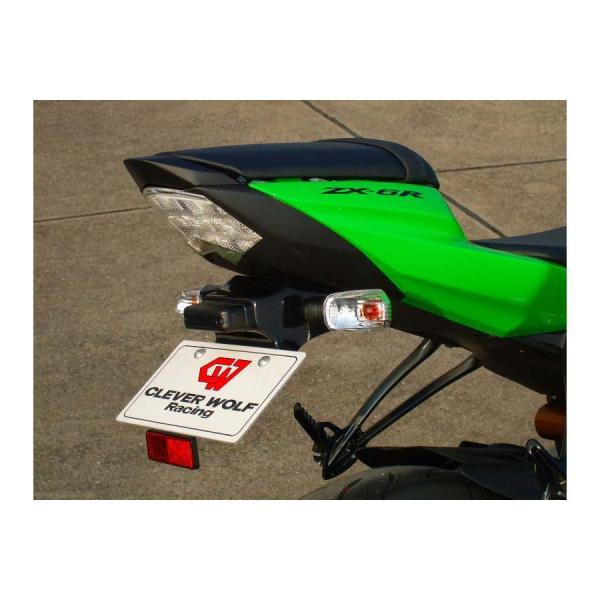 メーカー名：クレバーウルフメーカー品番：09ZX6-005-31販売備考：FRP/黒。 ウインカー、ナンバー灯、リフレクターは、ノーマルから移して使用します。適合情報：カワサキ[KAWASAKI] ZX-6R/RR 09-カワサキ[KAWA...