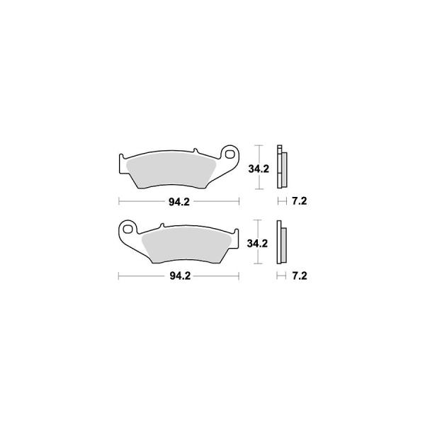 メーカー名：キタコメーカー品番：777-0694070適合情報：ホンダ[HONDA] XLR250R/BAJA [バハ MD20-22] 94-材質[素材]：シンターメタルタイプ：オフロード