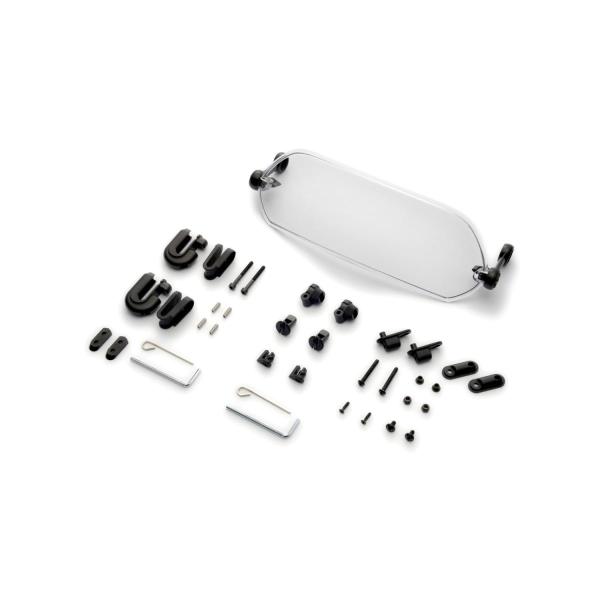 メーカー名：エムアールエーメーカー品番：40250661393542種類の進化したヒンジ構造により空力をコントロール。既存のスクリーンに装着することで、さらなる風防効果を得ることができます。販売備考：クリップ式、穴あけ固定式の2つのマウント...