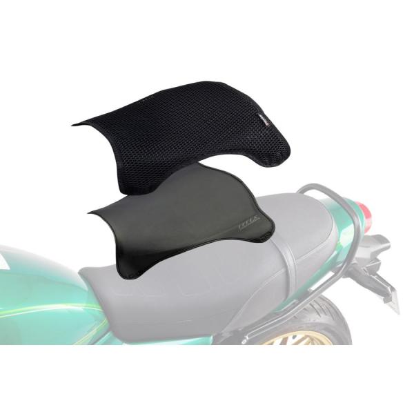 メーカー名：エフェックスメーカー品番：EHZ3136SET「もっと遠くへ」可能にするゲル内蔵ザブトン『ゲルザブ』。「長距離を走るとお尻が痛い」そんなライダーにお勧めのアイテム。メッシュシートとセット品です。販売備考：ゲルザブとメッシュシート...