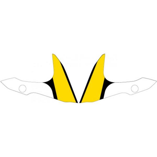 メーカー名：エムディーエフメーカー品番：MMT07-D-PY-FFMT-07 ストロボFフェンダーPY適合情報：ヤマハ[YAMAHA] MT-07 14-色[カラー]：パンプキンイエロータイプ：ストロボモデルキット内容：フロントフェンダーセット