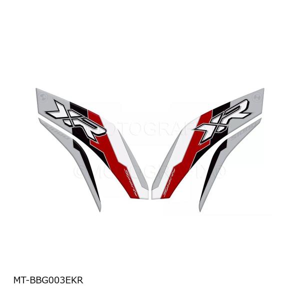 メーカー名：モトグラフィックスメーカー品番：MT-BBG003EKRカタログ品番：P120-9236販売備考：キャンセル不可商品です。 Grey with Black, White, Red &amp; Metallic Silver適合情...