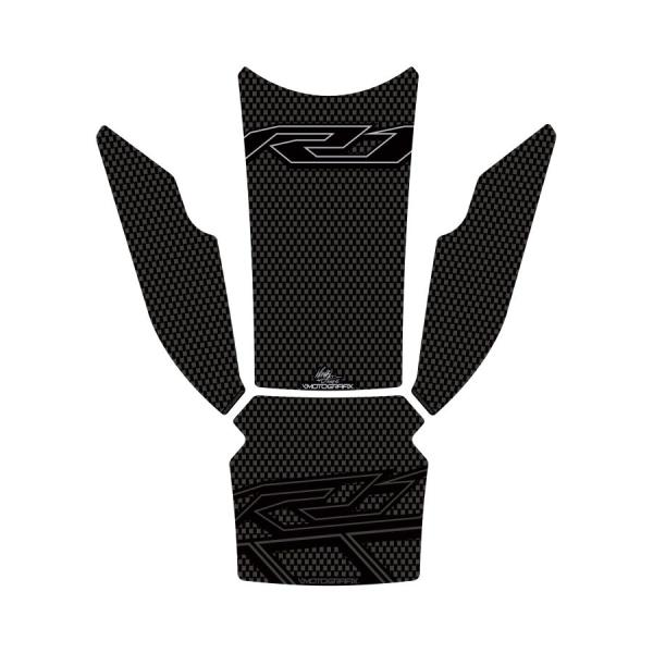 メーカー名：モトグラフィックスメーカー品番：MT-TY026CKカタログ品番：P084-2194販売備考：キャンセル不可商品です。TANK PAD YAMAHA YZF-R1/M 15- カーボン(カラー)/ブラック適合情報：ヤマハ[YAM...
